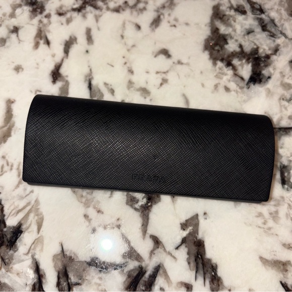 Prada | Accessories | Prada Black Glasses Case | Poshmark